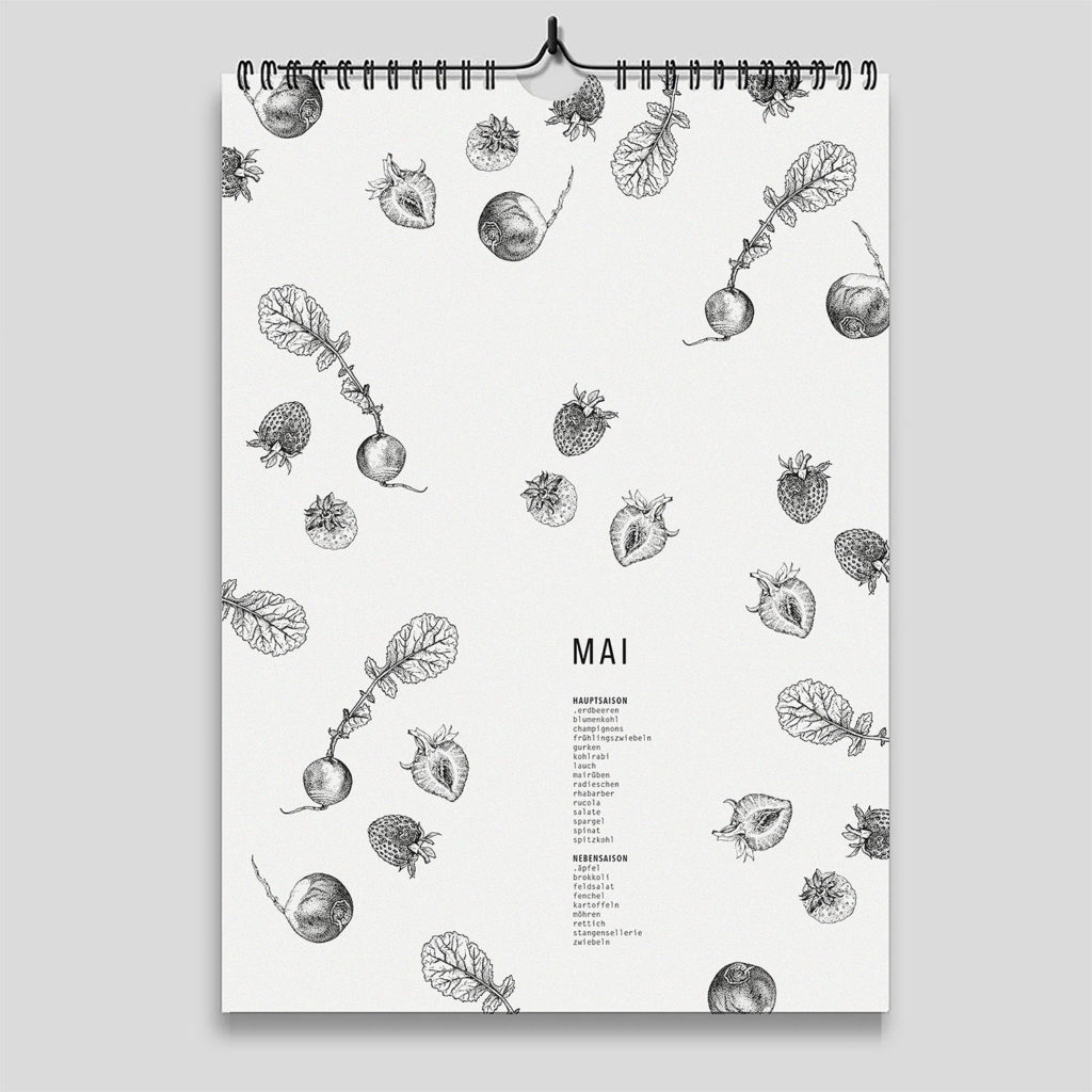 Saisonkalender Heimisches Obst & Gemüse • LokalDesign